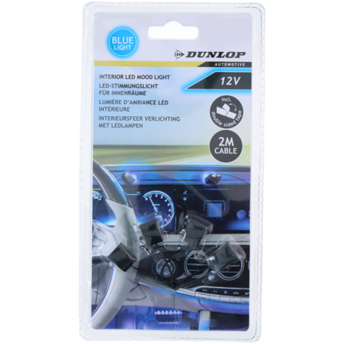 Dunlop LED valgustus autosse helesinine 12V - KRABA