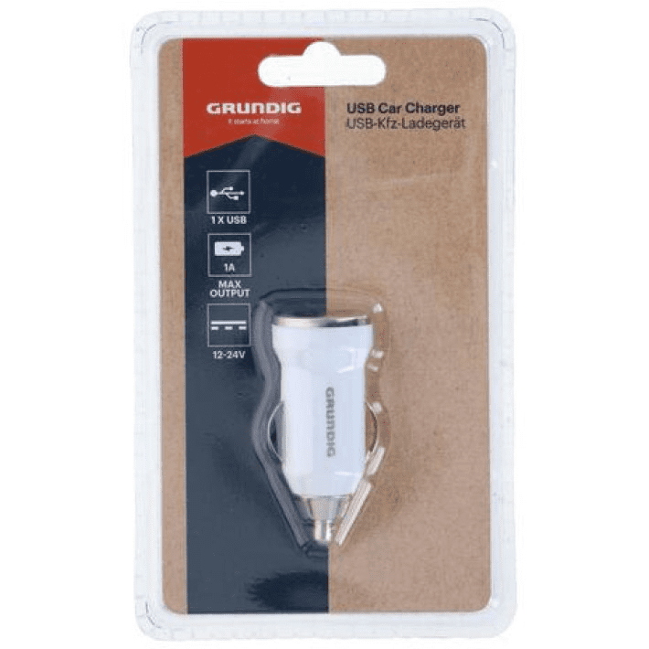 Grundig laadija adapter autosse 12-24V - KRABA