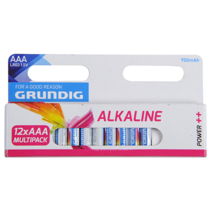 Grundig patareid AAA (12 tk/pk) - KRABA