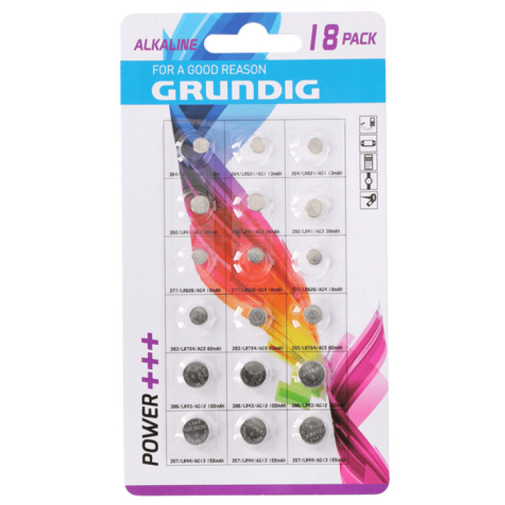 Grundig patareid AG (18 tk/pk) - KRABA
