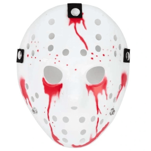 Karnevali mask valge-punane - KRABA