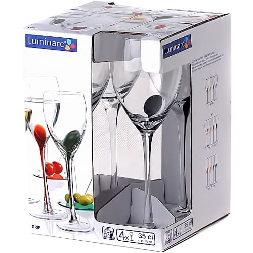 Luminarc veinipokaalid Drip (4 tk) - KRABA