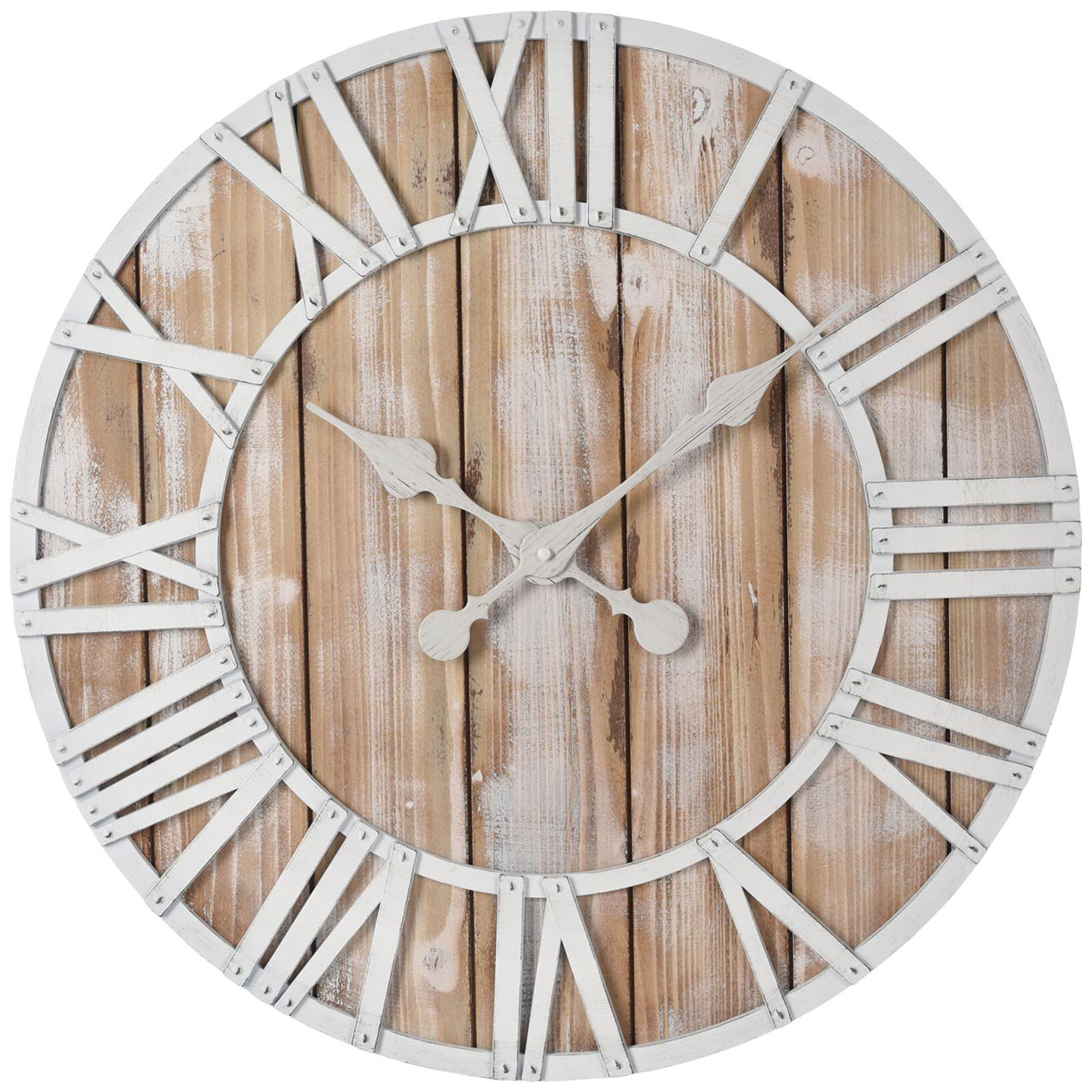 Seinakell rooma numbritega valge 60cm - KRABA